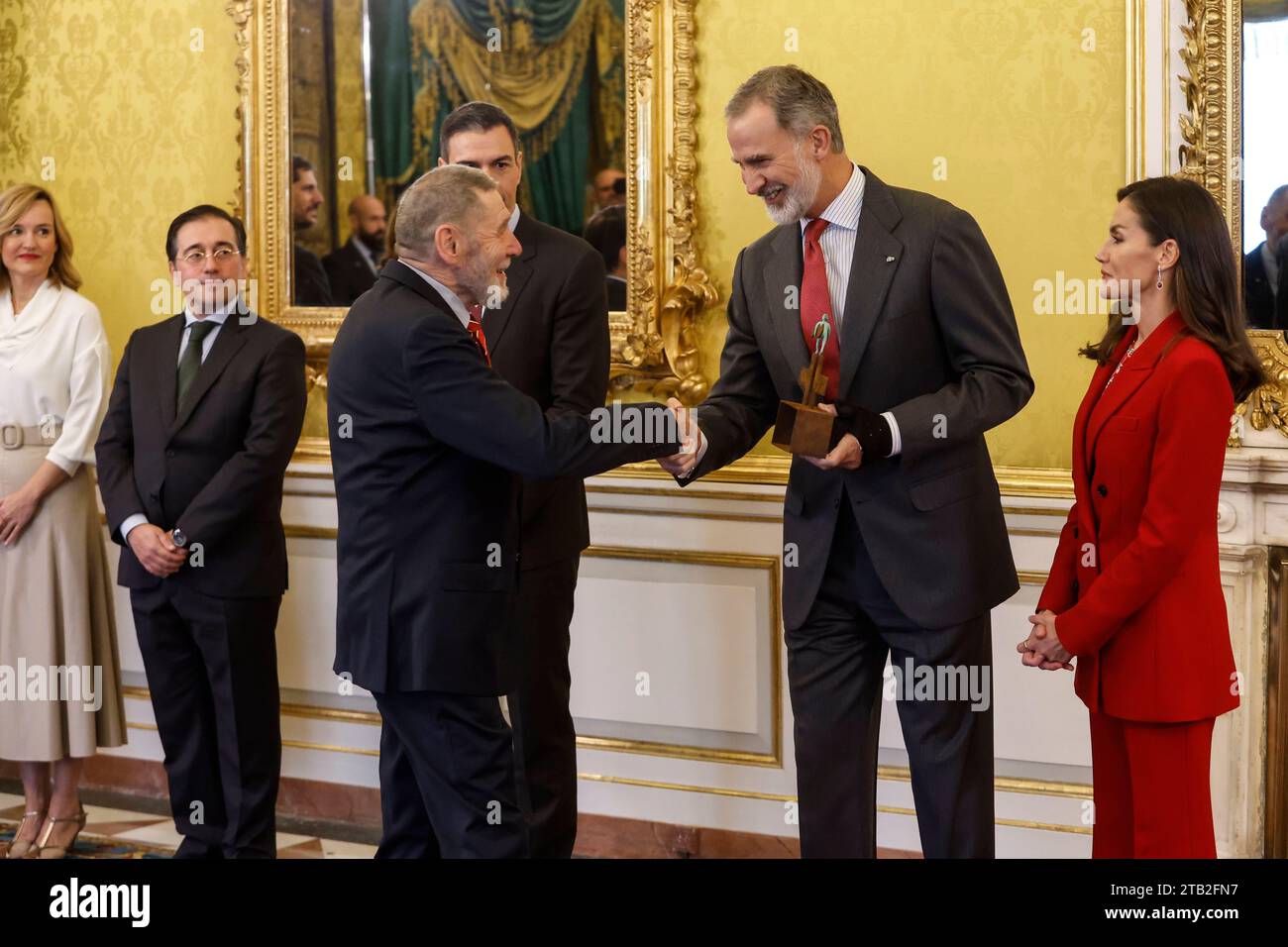 Aranjuez, Spanien. Dezember 2023. König Felipe VI. Von Spanien, Königin ...