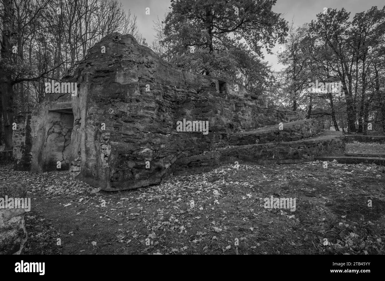 Buchenwald concentration camp museum Schwarzweiß-Stockfotos und -bilder ...