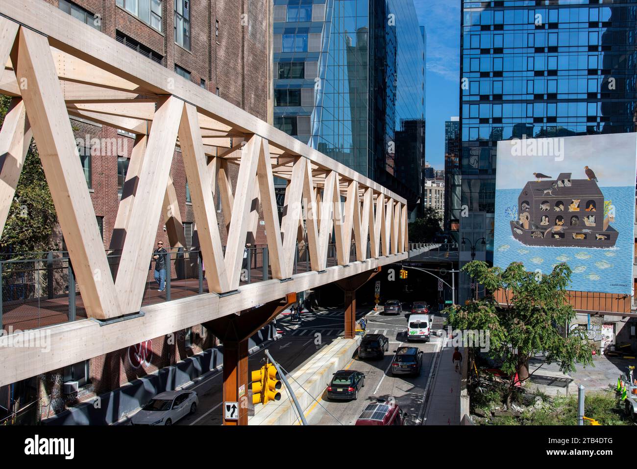 Der high line moynihan train hall connector -Fotos und -Bildmaterial in ...
