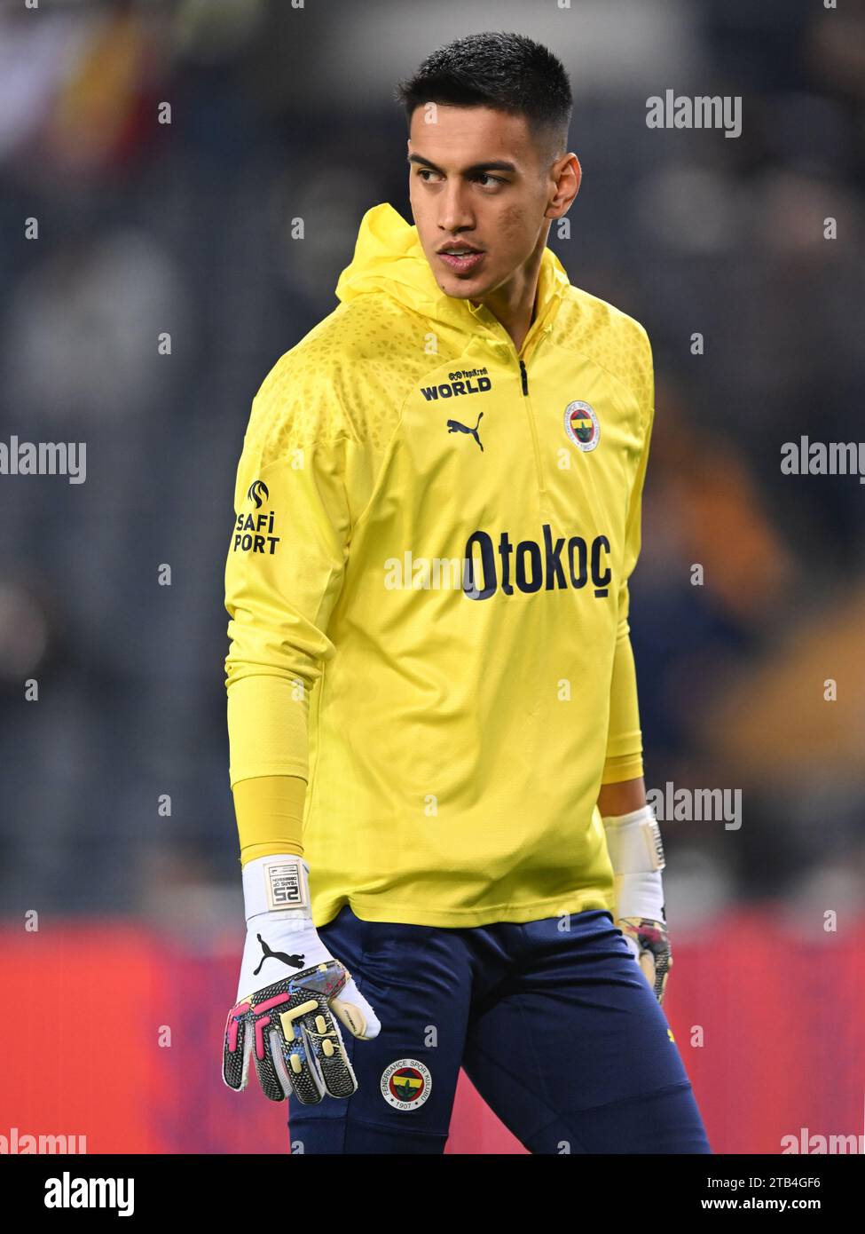 ISTANBUL: Torhüter Irfan Can Egribayat beim türkischen Superlig-Spiel ...