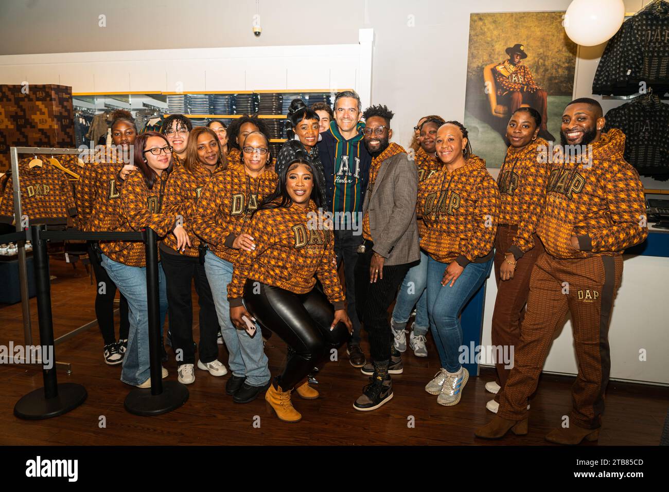 New York City, USA. Dezember 2023. Der legendäre Designer Dapper Dan ...