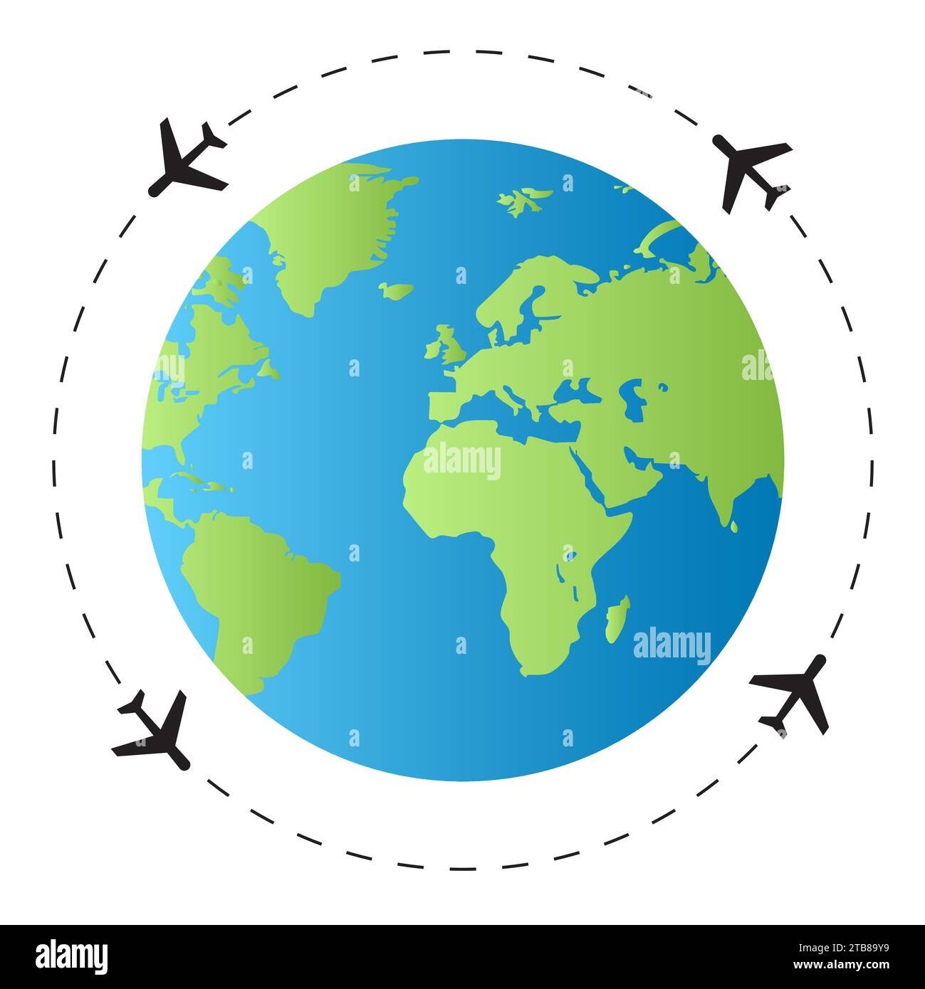 Flugzeug auf dem globus -Fotos und -Bildmaterial in hoher Auflösung – Alamy