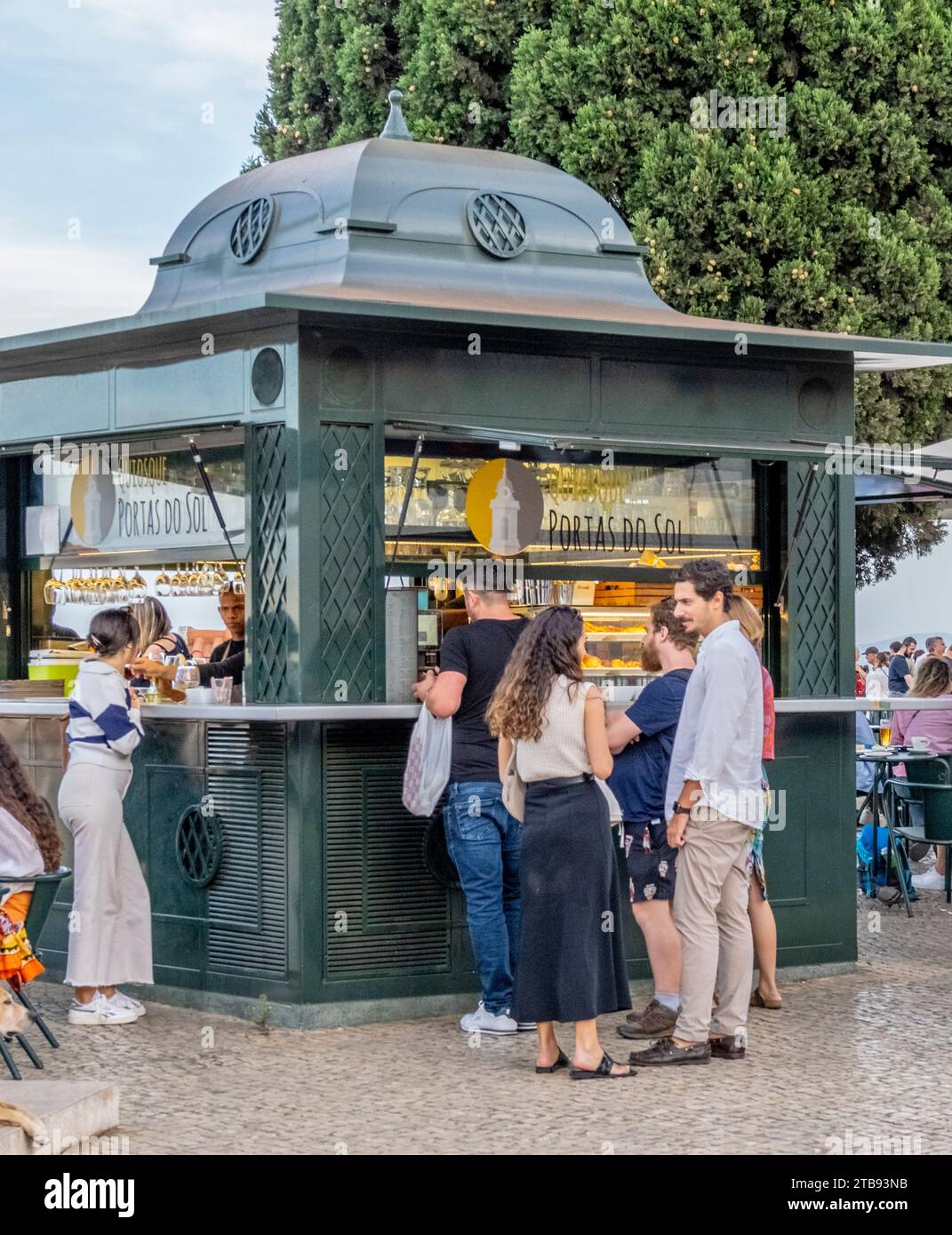 Kiosk cafe store