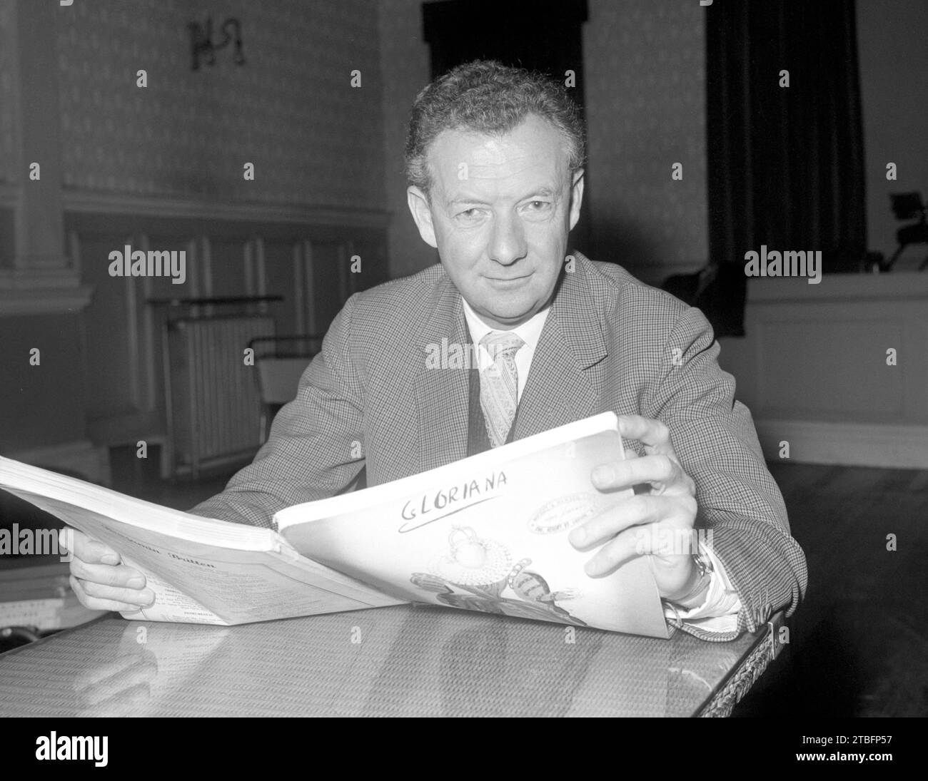 Aktenfoto vom 11/1963 des Komponisten Benjamin Britten. Eine Suche nach ...