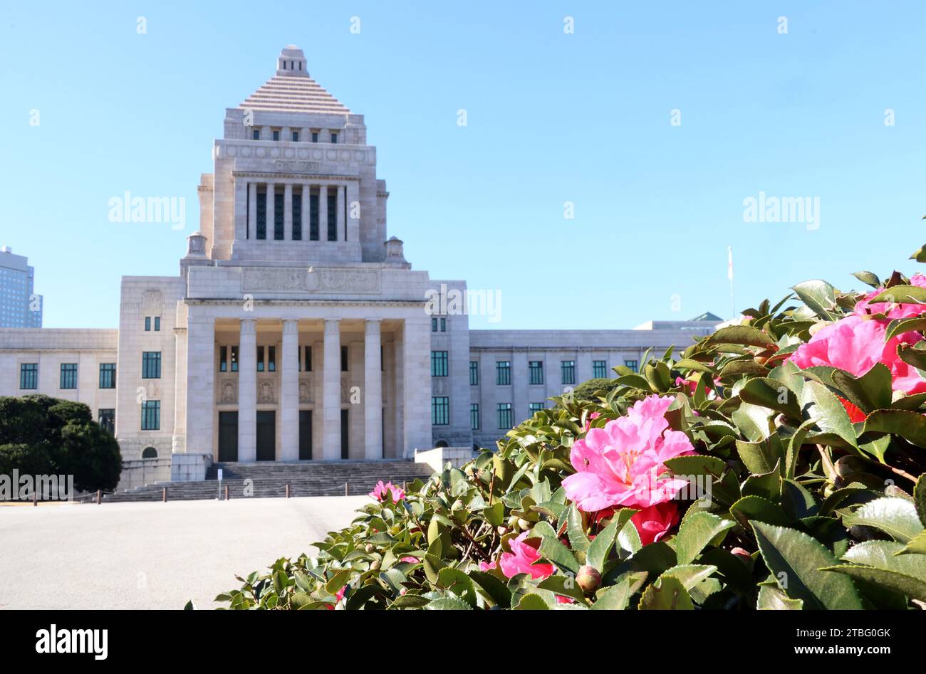 Tokio, Japan. Dezember 2023. Dieses Bild zeigt Japans nationales ...