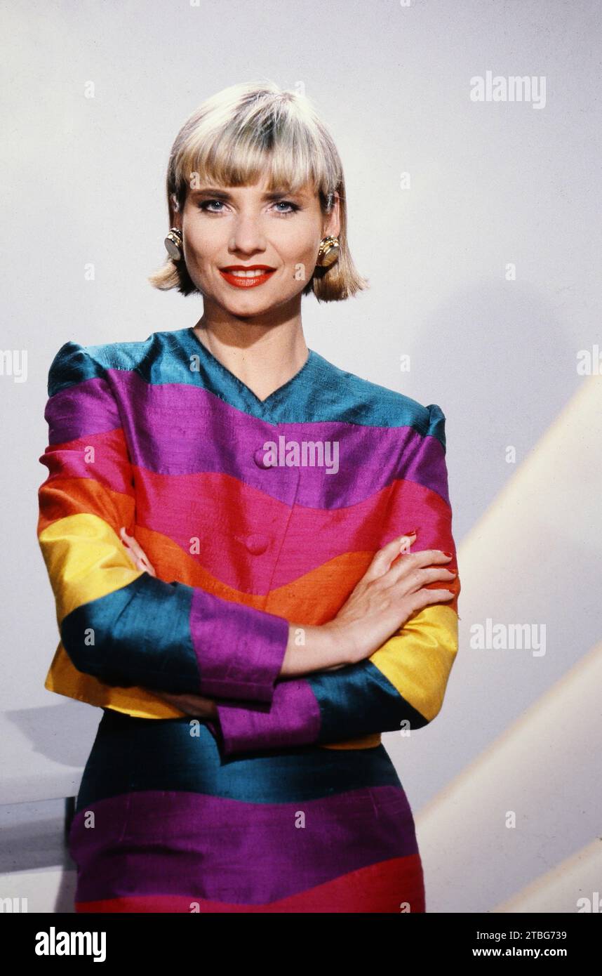 Marion Matschoß, deutsche Moderatorin beim Sender Sat1, Deutschland um ...