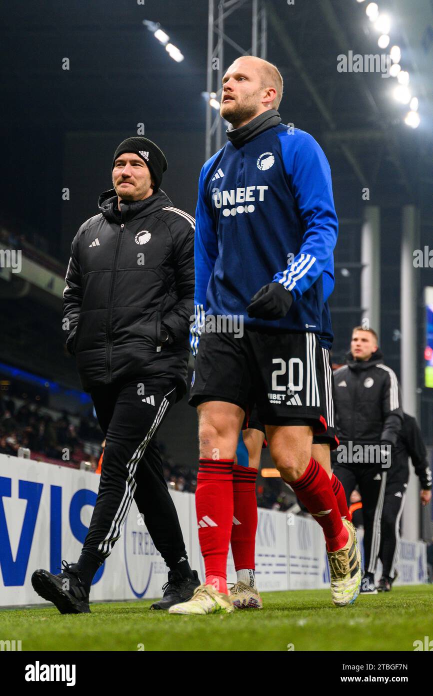 Kopenhagen, Dänemark. Dezember 2023. Nicolai Boilesen (20) vom FC ...