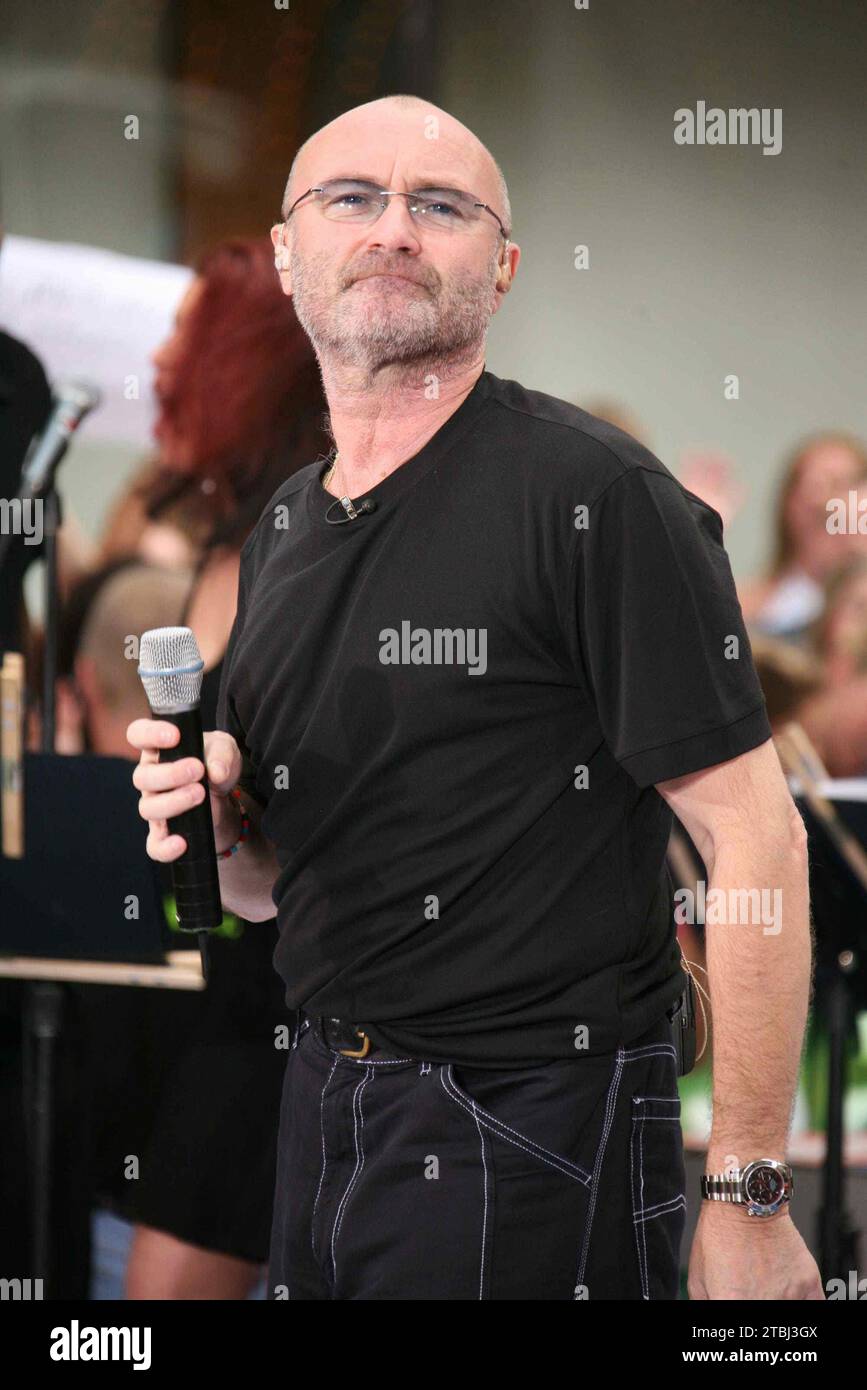 Phil Collins trat am 23. Juni 2006 in der Toyota Show im Rockefeller ...