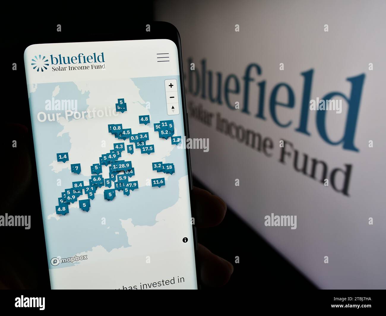 Bluefield logo -Fotos und -Bildmaterial in hoher Auflösung – Alamy