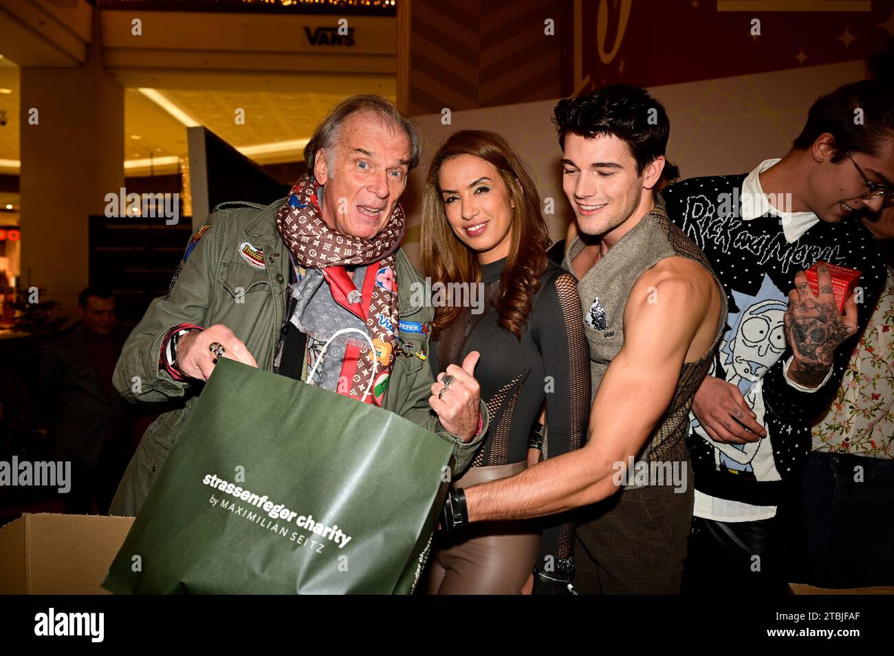 Wolfgang Fierek, Jihane Marczak und Peter Mairhofer bei der ...