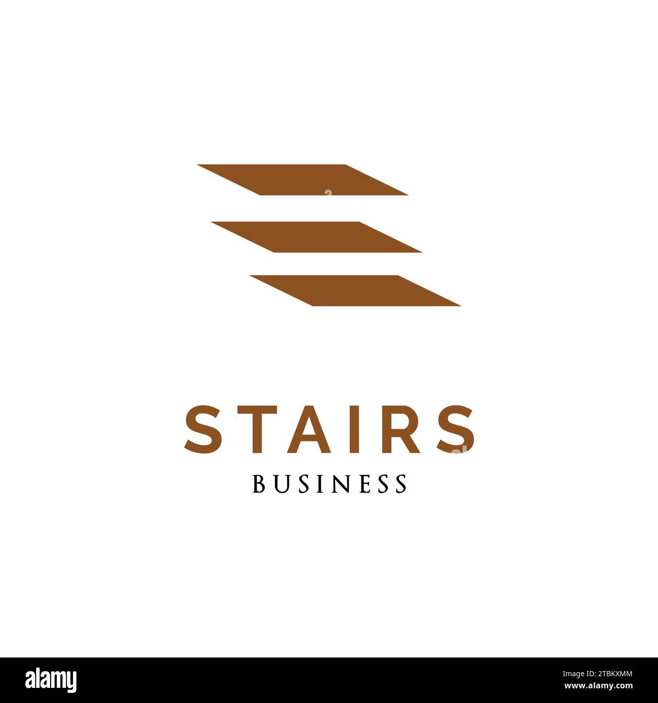 Designvorlage Für Treppen-Symbol-Logo Stock-Vektorgrafik - Alamy