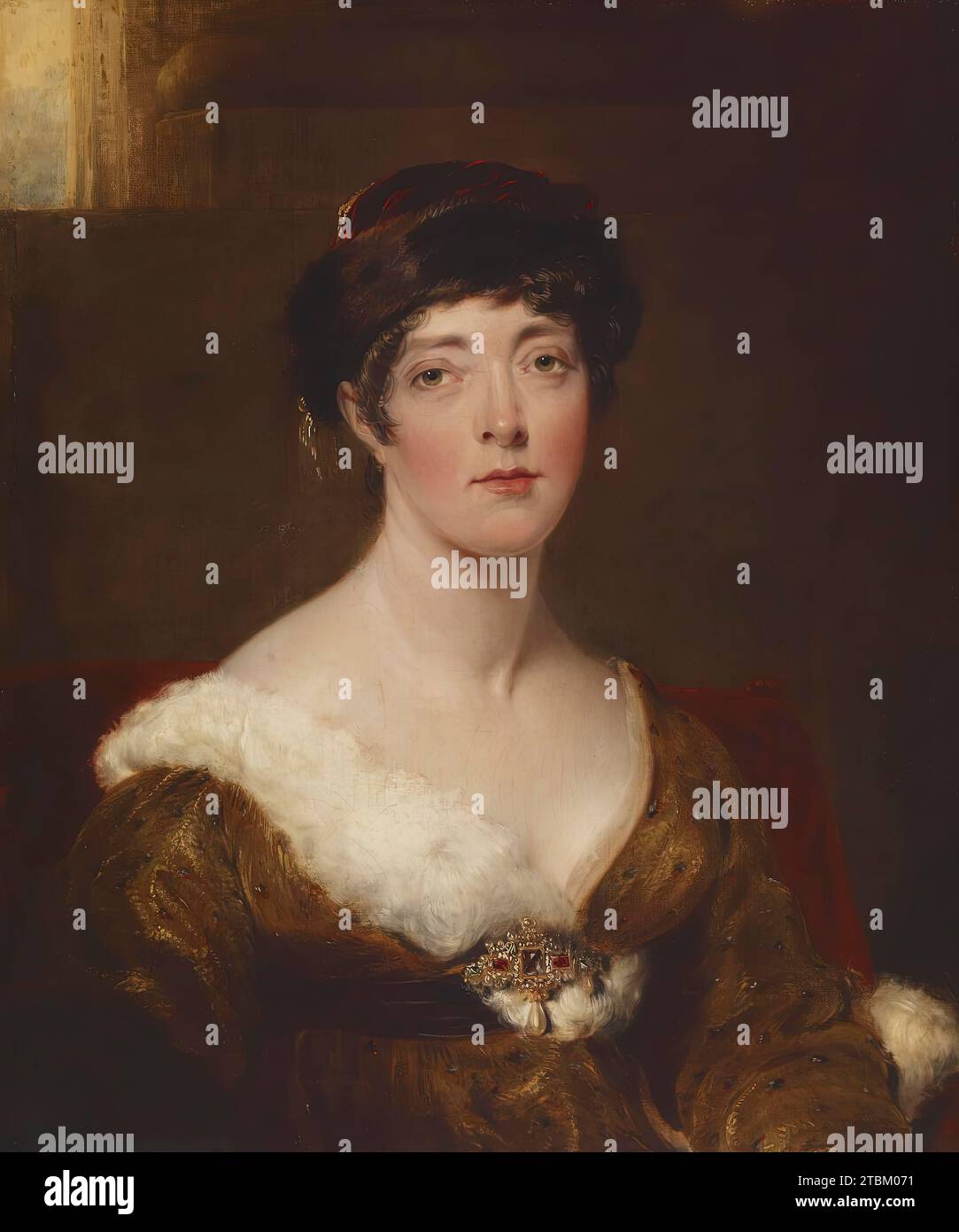 Die Marchioness von Sutherland, nach 1816. Die Gräfin trägt einen ...