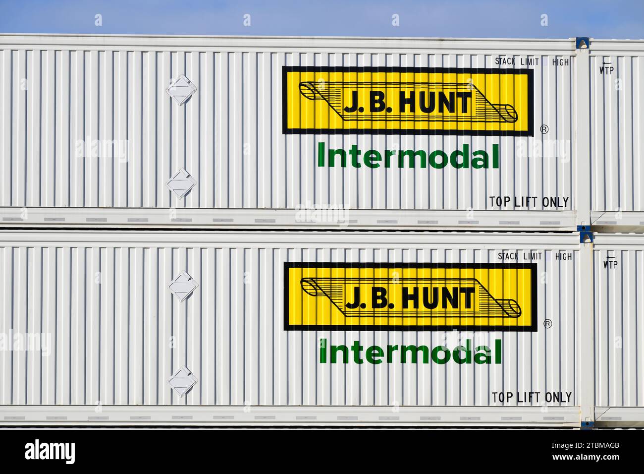 Intermodal containers -Fotos und -Bildmaterial in hoher Auflösung – Alamy
