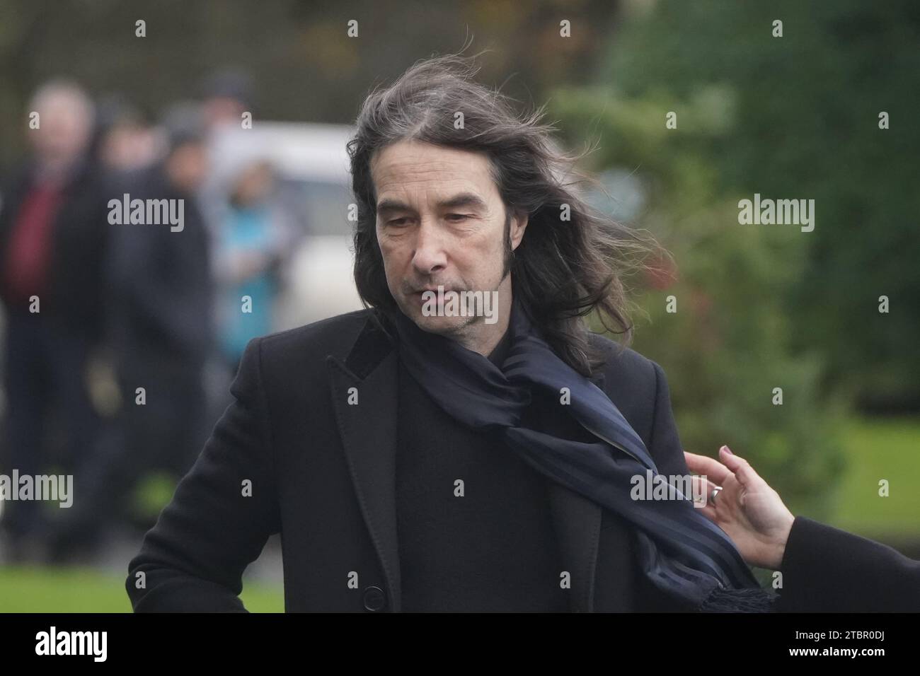 Bobby Gillespie kommt zur Beerdigung von Shane MacGowan in Saint Mary's ...