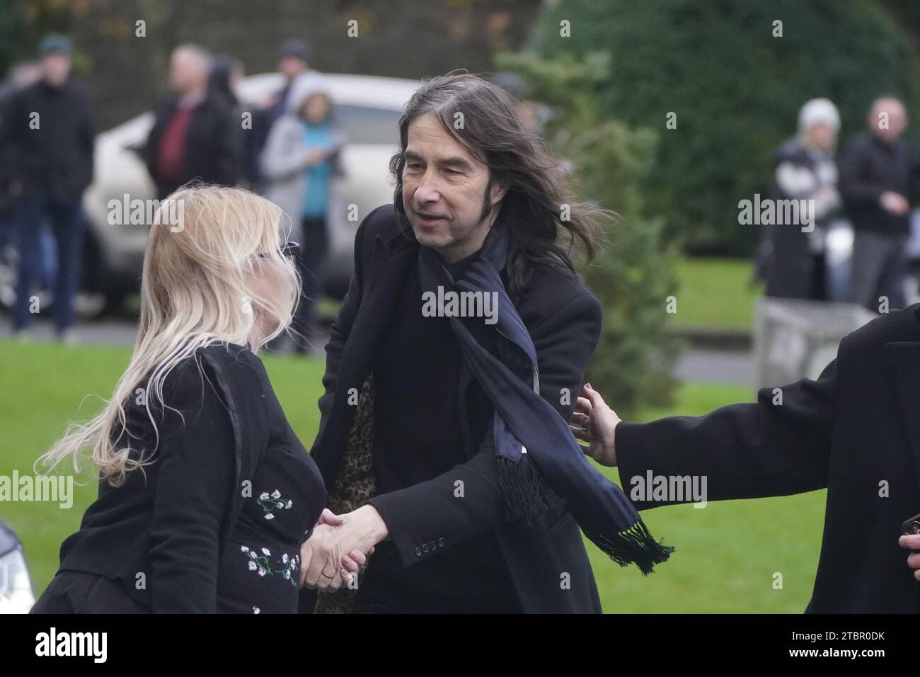 Bobby Gillespie kommt zur Beerdigung von Shane MacGowan in Saint Mary's ...