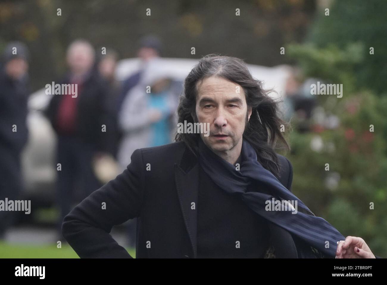 Bobby Gillespie kommt zur Beerdigung von Shane MacGowan in Saint Mary's ...
