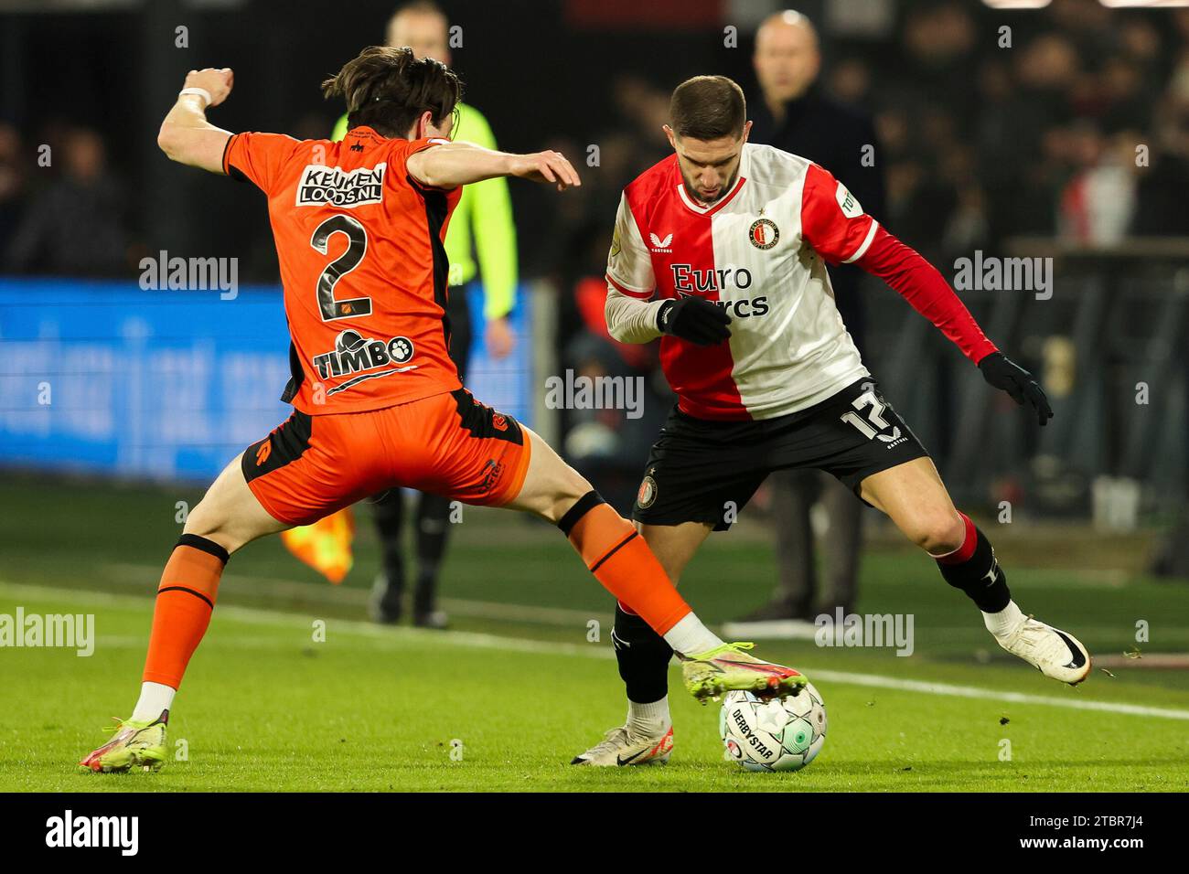 Rotterdam, Niederlande. Dezember 2023. Luka Ivanusec von Feyenoord ...