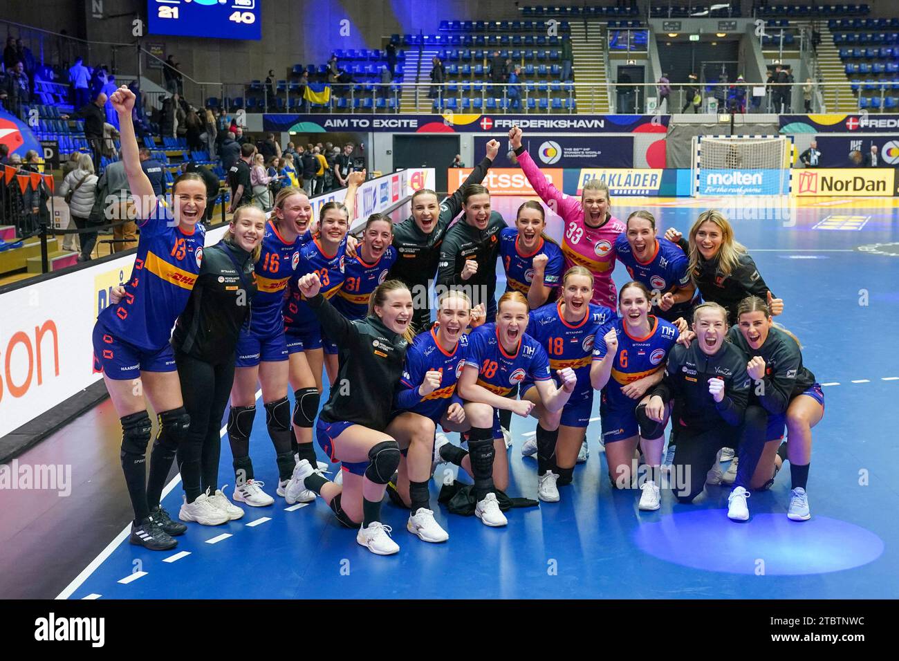 FREDRIKSHAVN, DÄNEMARK - 8. DEZEMBER: Laura van der Heijden ...