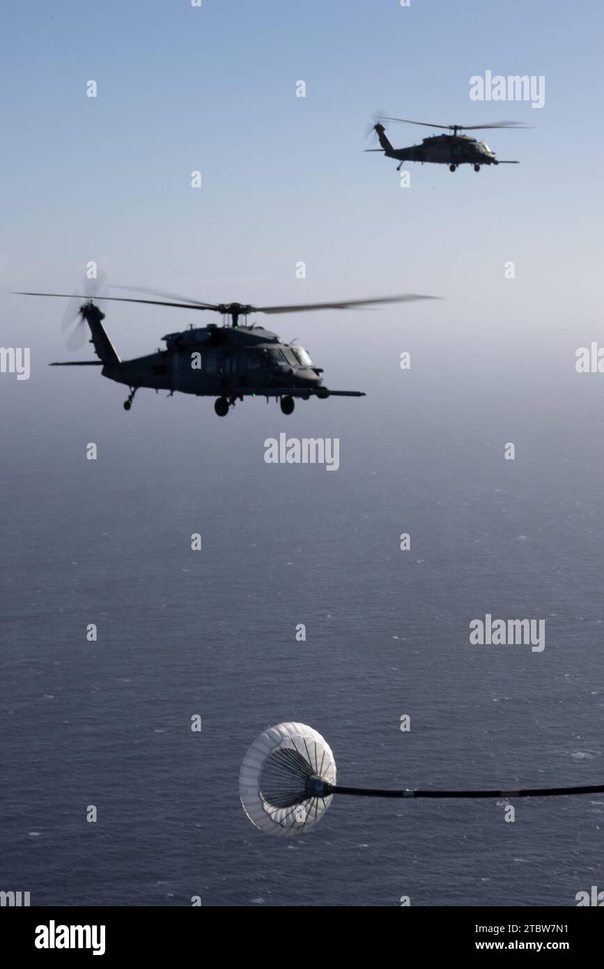 Ein HH-60G Pave Hawk-Hubschrauber der US Air Force mit 301st Rescue ...