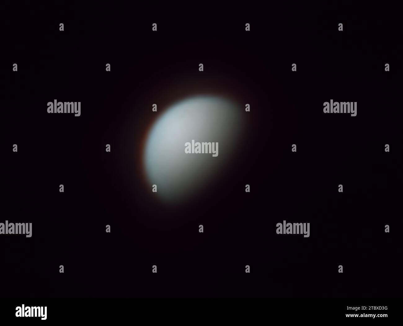 Der Planet Venus fotografierte am frühen Morgen des 8. Dezember 2023 ...
