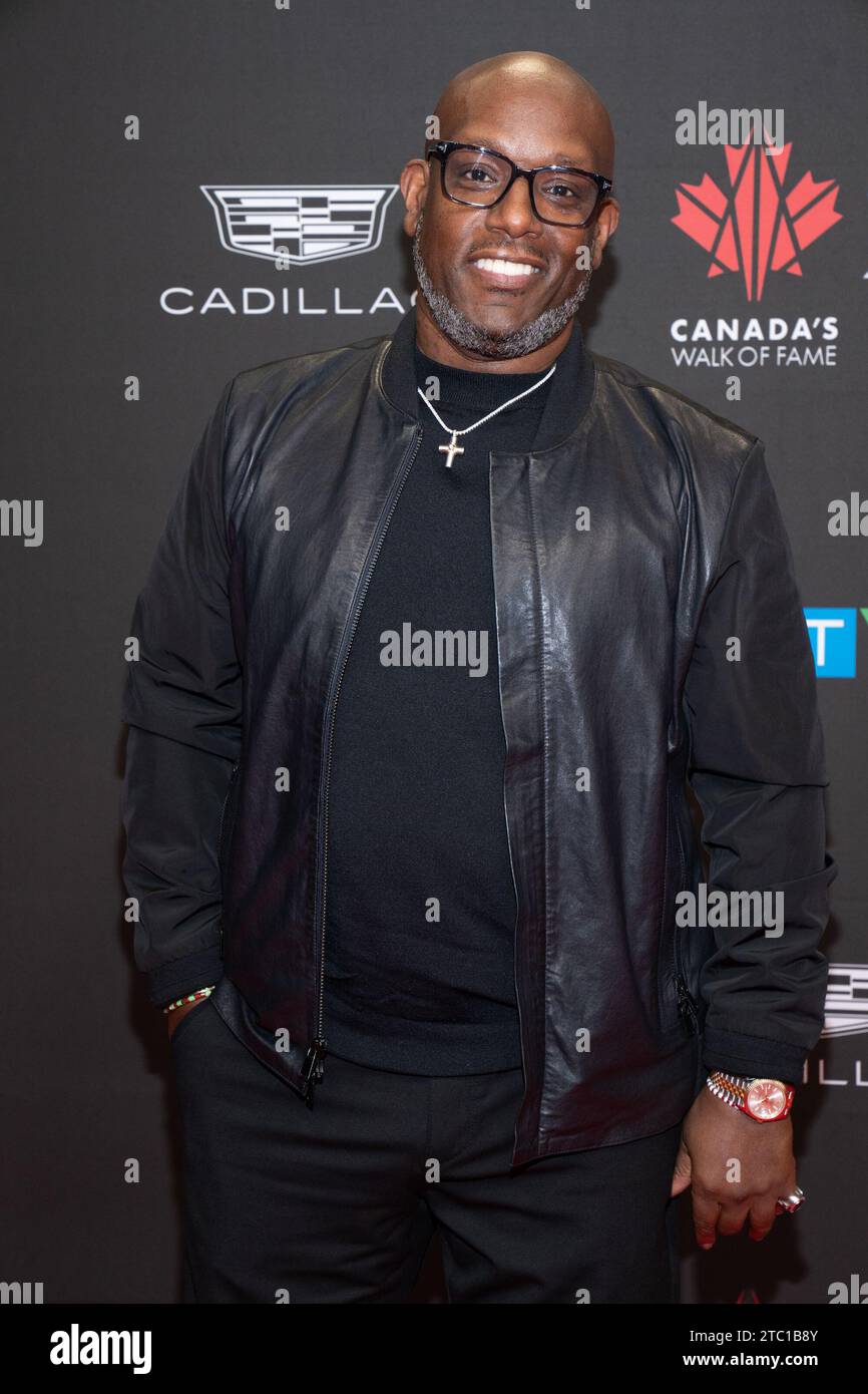 Toronto, Kanada. Dezember 2023. Wayne Barrow besucht Kanadas Walk of ...