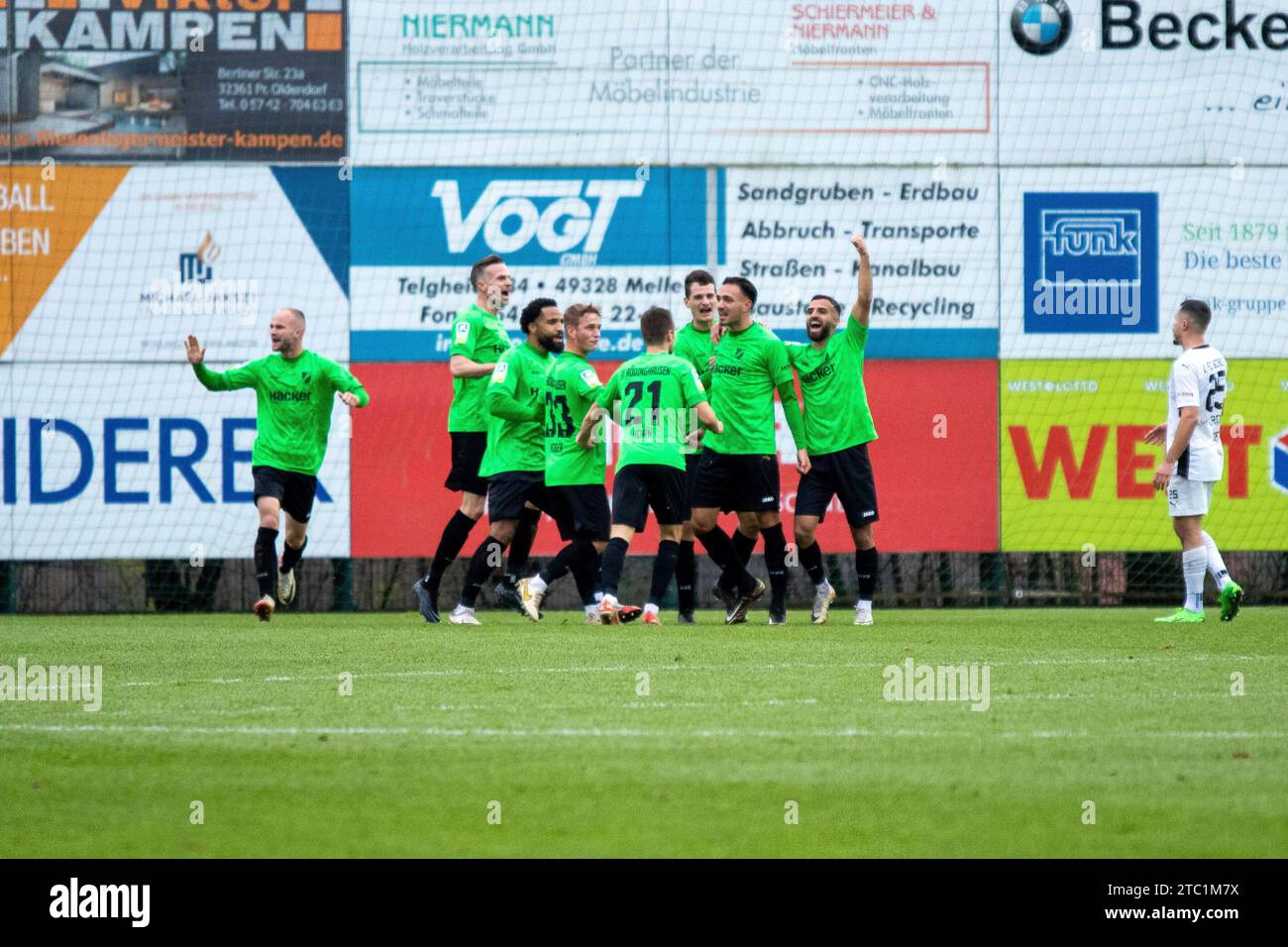 Rödinghausen, Deutschland 09. Dezember 2023: Regionalliga West – 2023/ ...