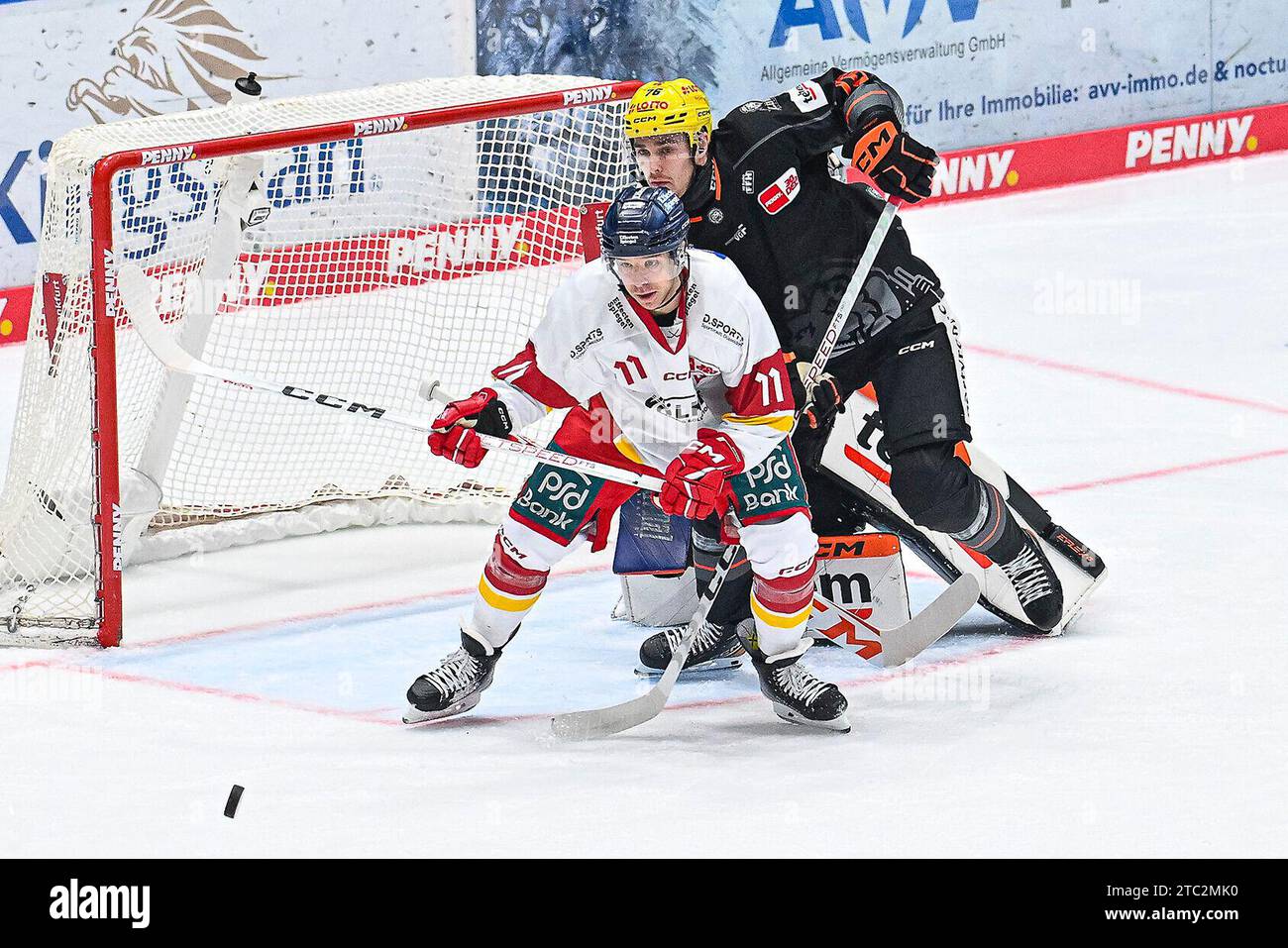 Eishockey DEL - Löwen Frankfurt vs. Düsseldorfer EG am 10.12.2023 in ...