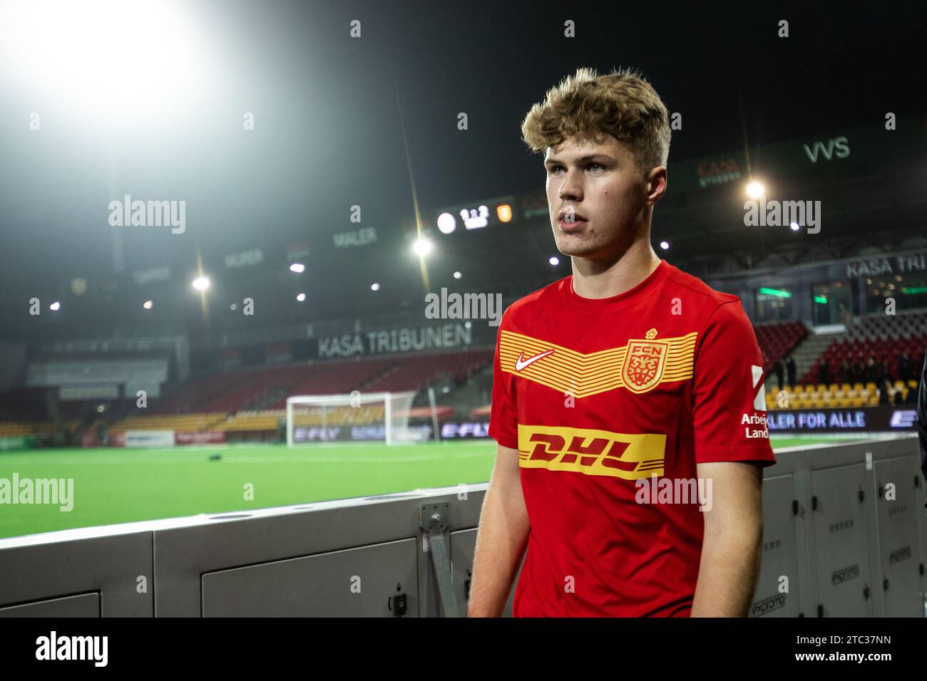 Farum, Dänemark. Dezember 2023. Sindre Walle Egeli (43) vom FC ...