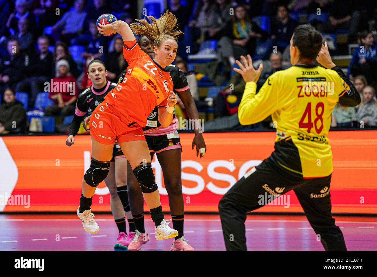 FREDRIKSHAVN, DÄNEMARK - 10. DEZEMBER: Zoe Sprengers of the Netherlands schießt während des 26 ...