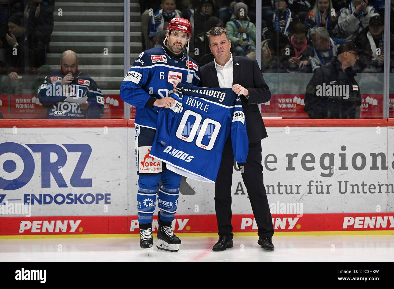 Schwenningen, Deutschland. Dezember 2023. Daryl Boyle (Schwenninger ...