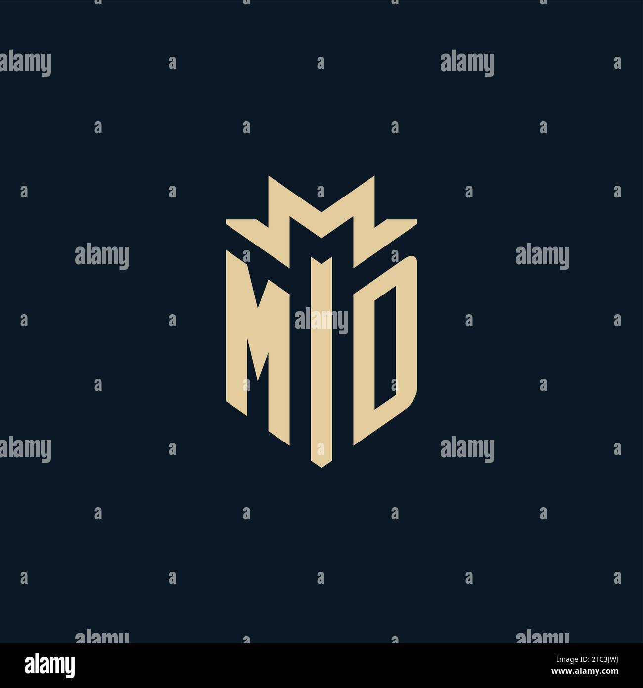 Mmd logo design Stock-Vektorgrafiken kaufen - Alamy
