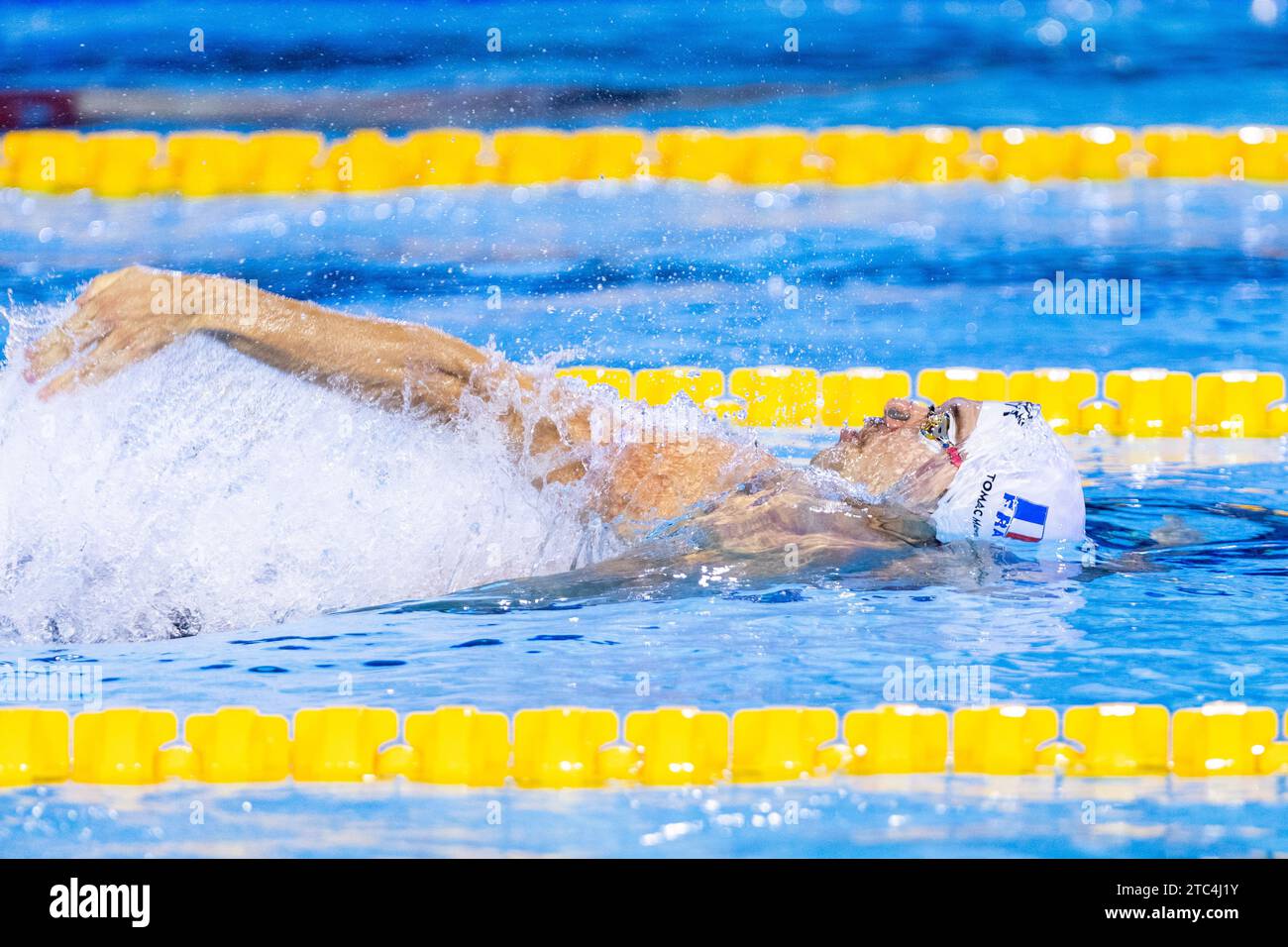 Tomac Mewen aus Frankreich beim Medley Relay Finale im Mixed 4x50 m bei ...