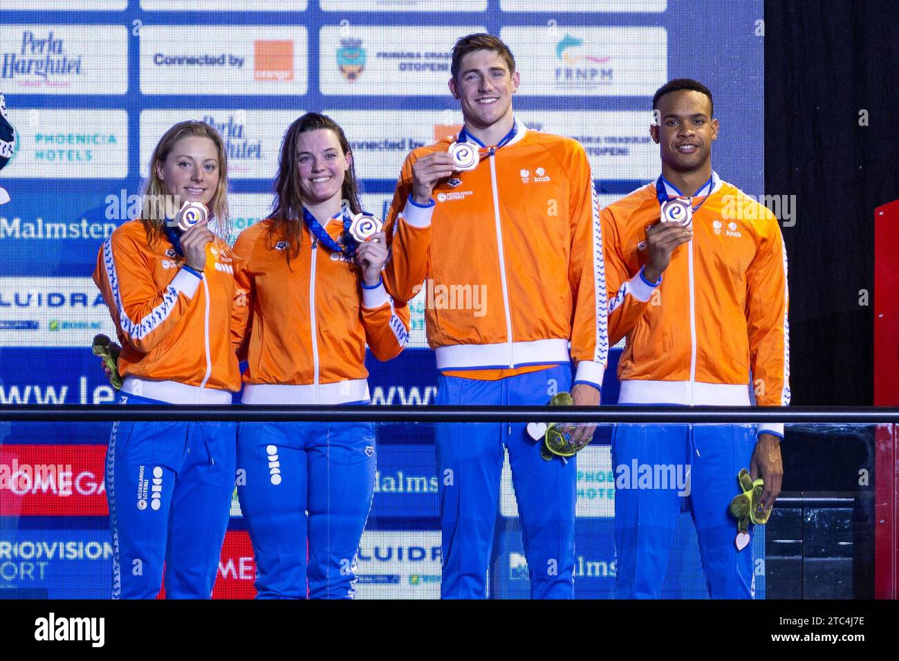 Toussaint Kira, Corbeau Caspar, Giele Tessa und Simons Knezo aus den ...