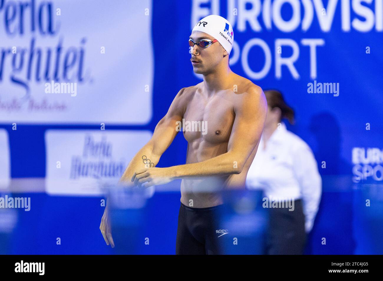 Tomac Mewen aus Frankreich während Men’s 200 m Rückschlag bei der LEN ... Tomac Mewen aus Frankreich während Men’s 200 m Rückschlag bei der LEN ...