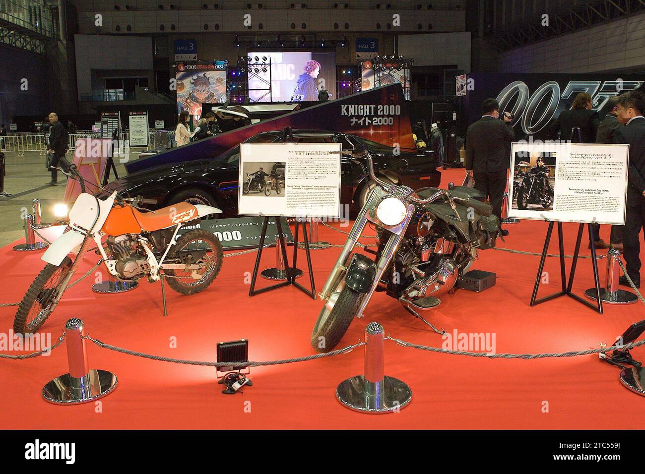 8. Dezember 2023, Tokio, Japan: Terminator Motorcycles auf der Tokyo ...