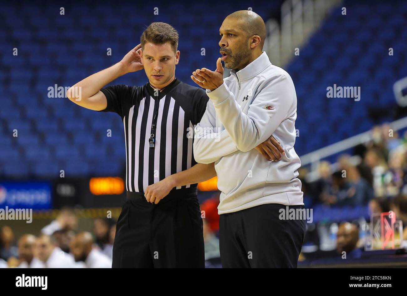 10. Dezember 2023: Billy Taylor ist Cheftrainer der Elon University ...