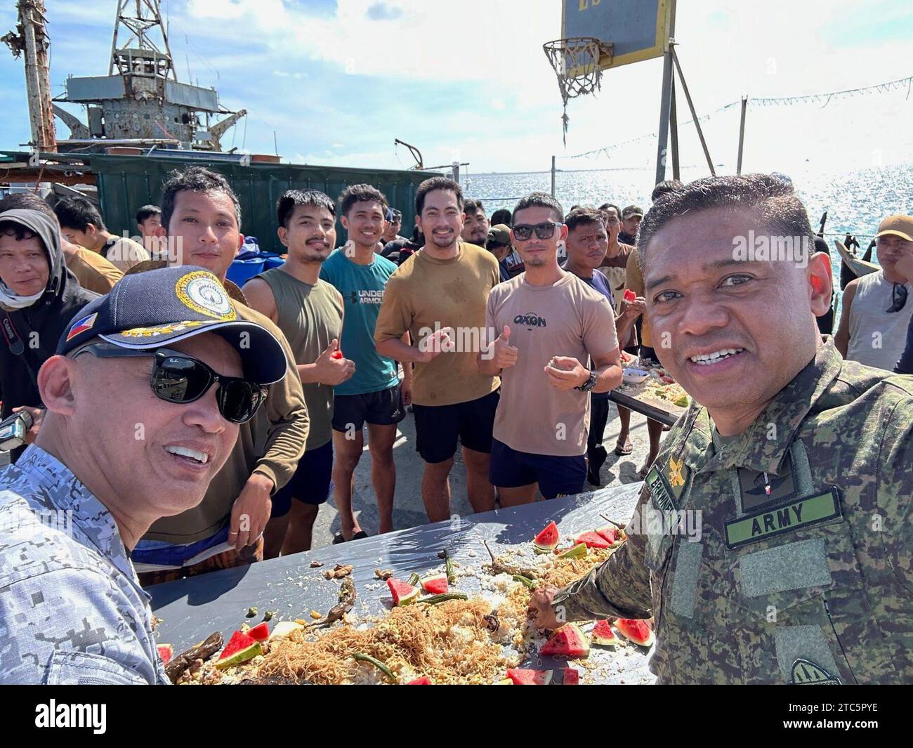In this handout photo provided by the Armed Forces of the Philippines ...