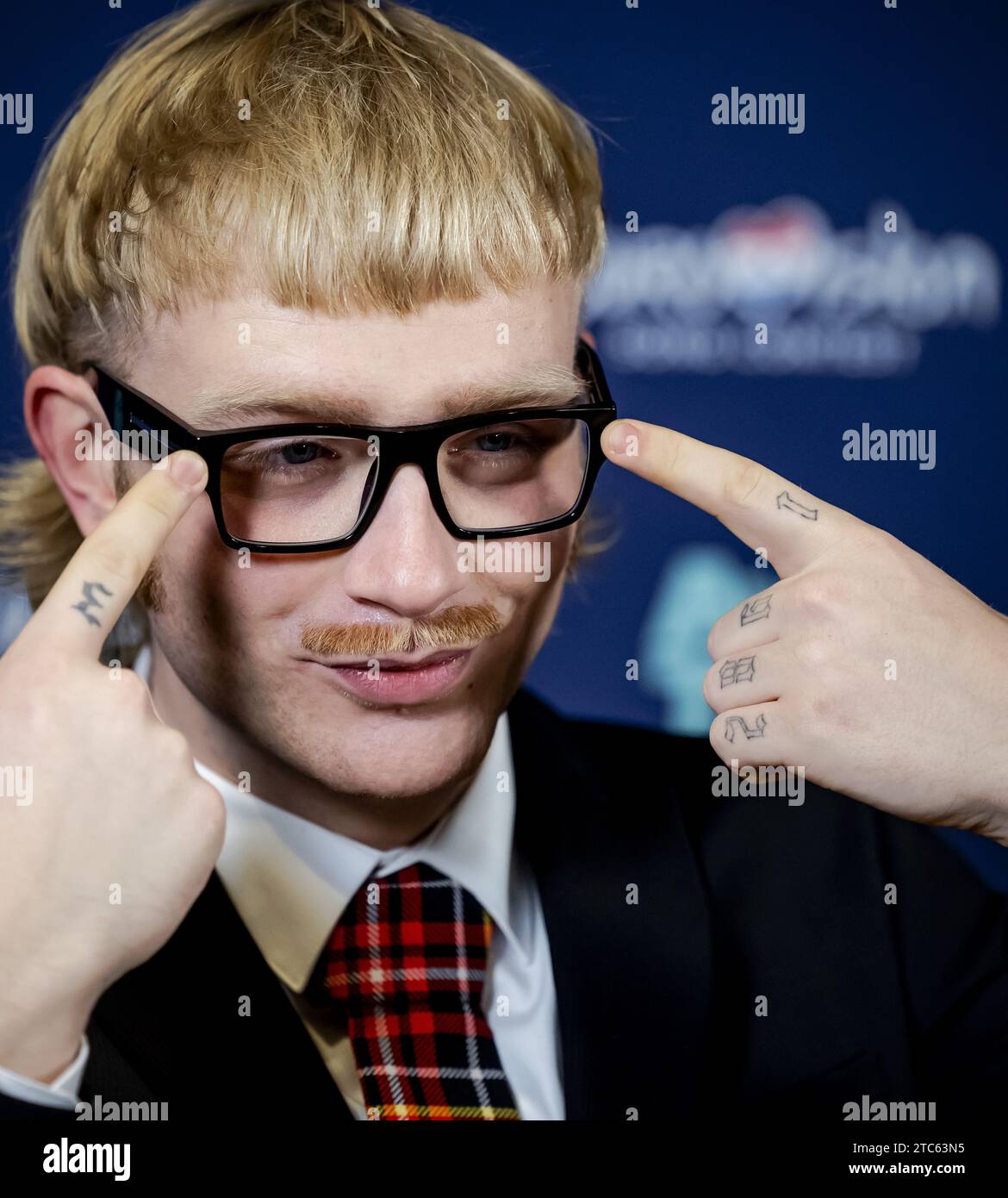 HILVERSUM - Joost Klein bei der Präsentation des niederländischen ...