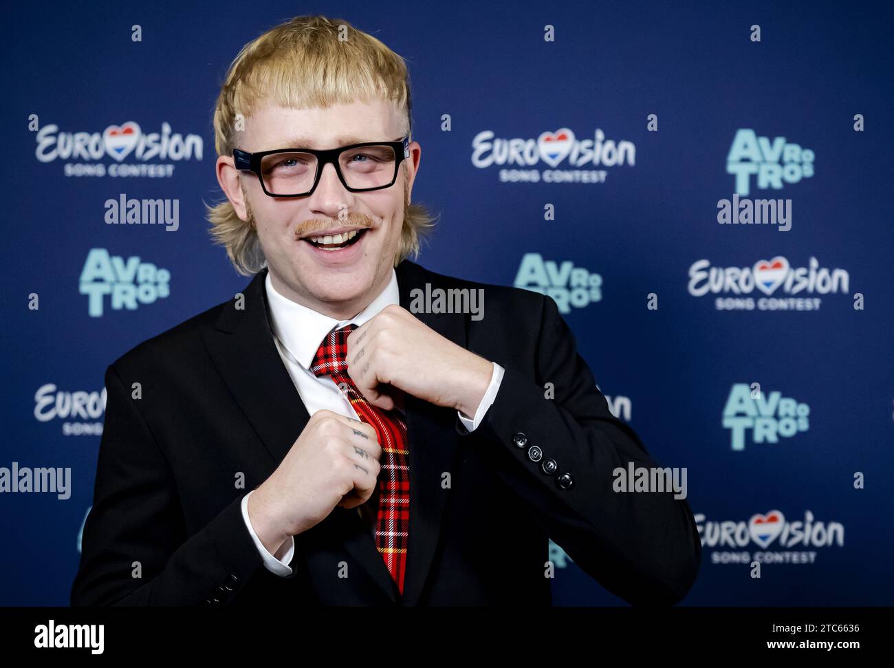 HILVERSUM - Joost Klein bei der Präsentation des niederländischen ...