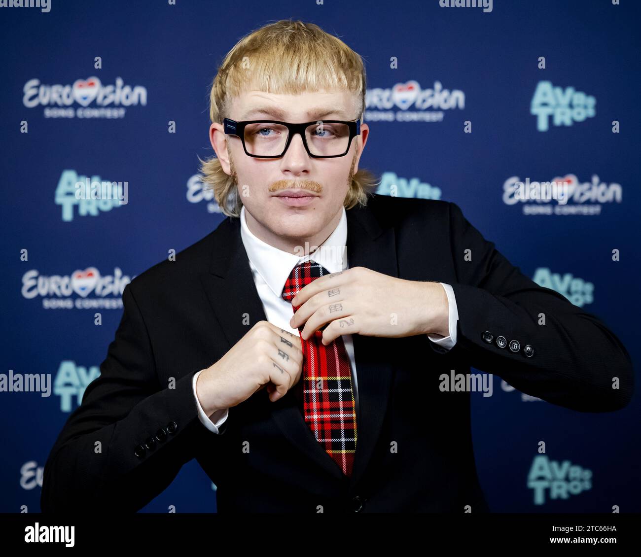 HILVERSUM - Joost Klein bei der Präsentation des niederländischen ...