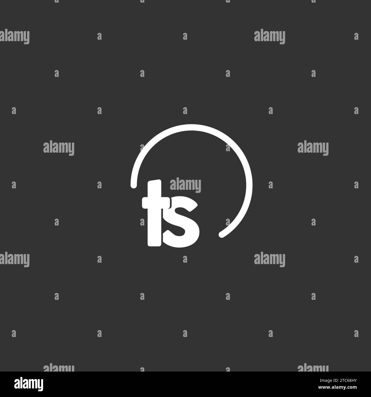 Ts brief logo Stock-Vektorgrafiken kaufen - Seite 2 - Alamy