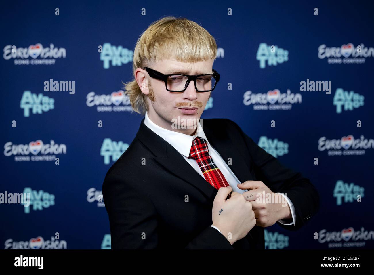 HILVERSUM - Joost Klein bei der Präsentation des niederländischen ...