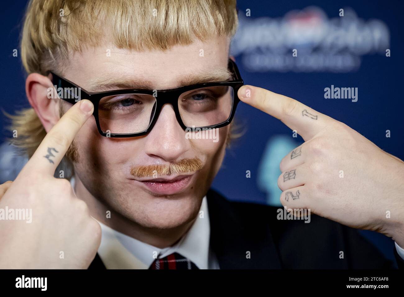 HILVERSUM - Joost Klein bei der Präsentation des niederländischen ...