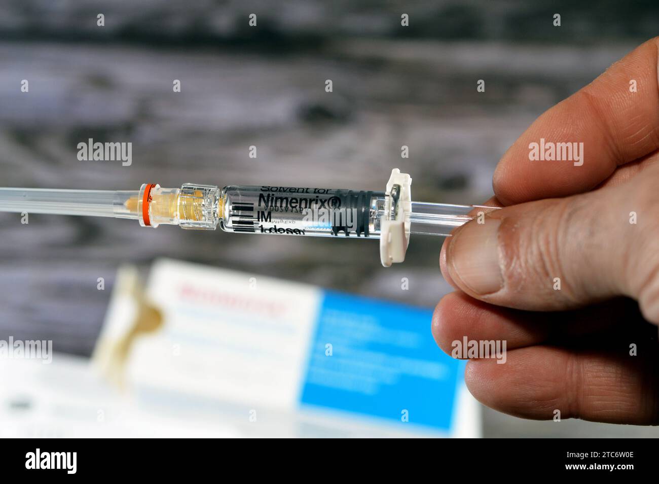 Kairo, Ägypten, 4. Dezember 2023: Nimenrix ist ein Impfstoff zum Schutz ...