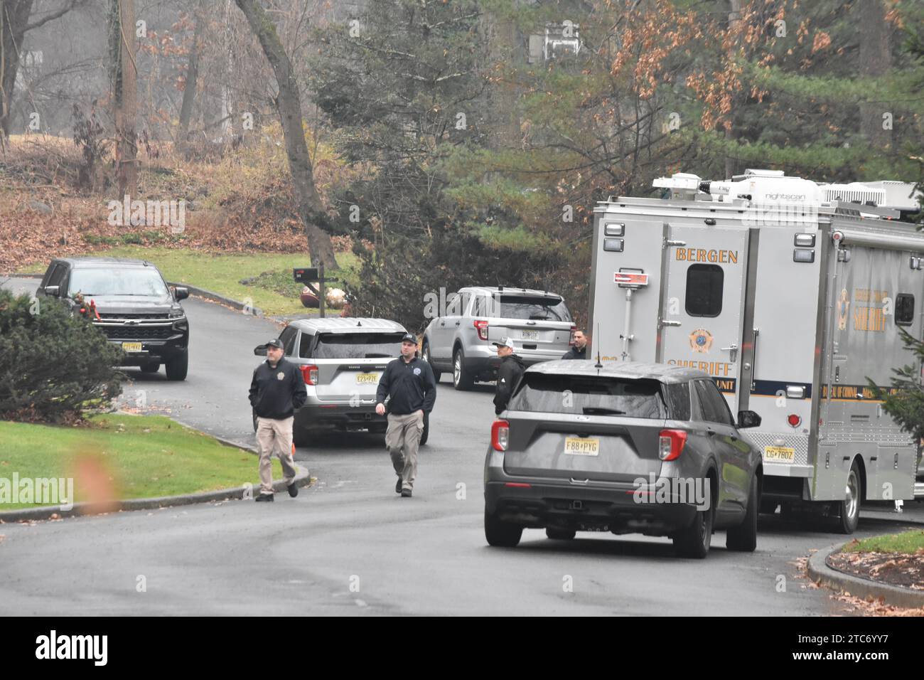 Die Polizei von Bergen und das Franklin Lakes Police Department ...