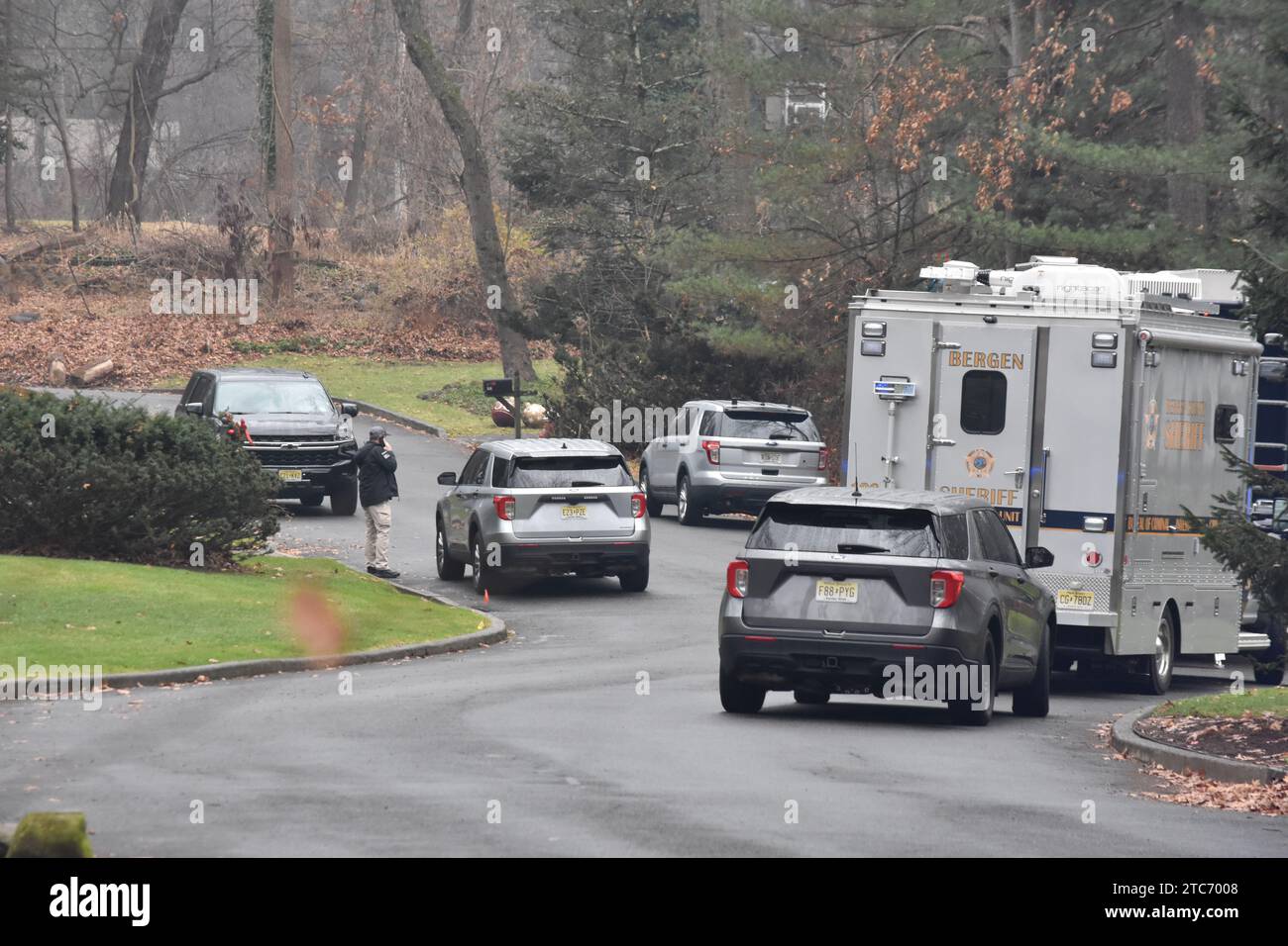 Die Polizei von Bergen und das Franklin Lakes Police Department ...