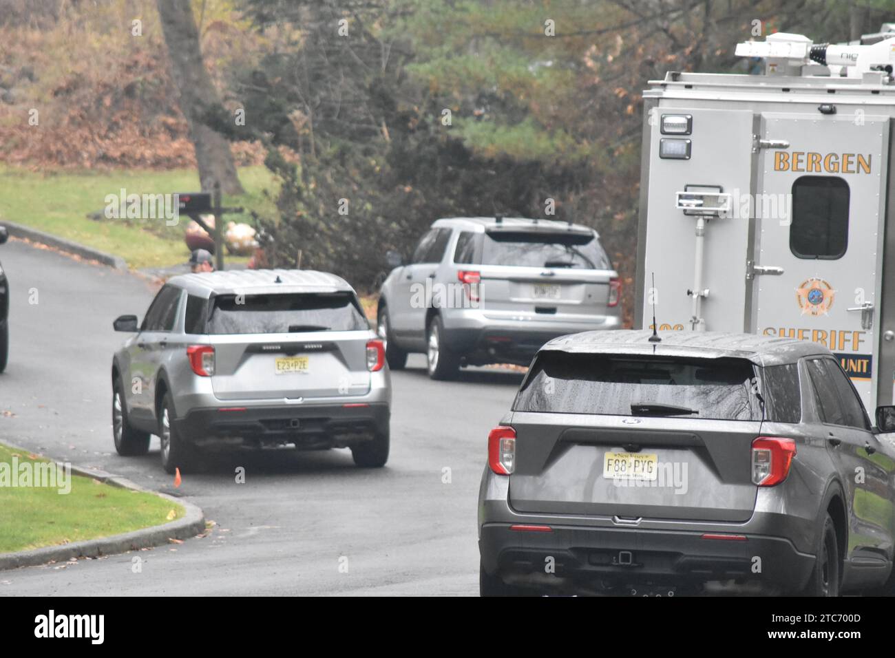 Die Polizei von Bergen und das Franklin Lakes Police Department ...