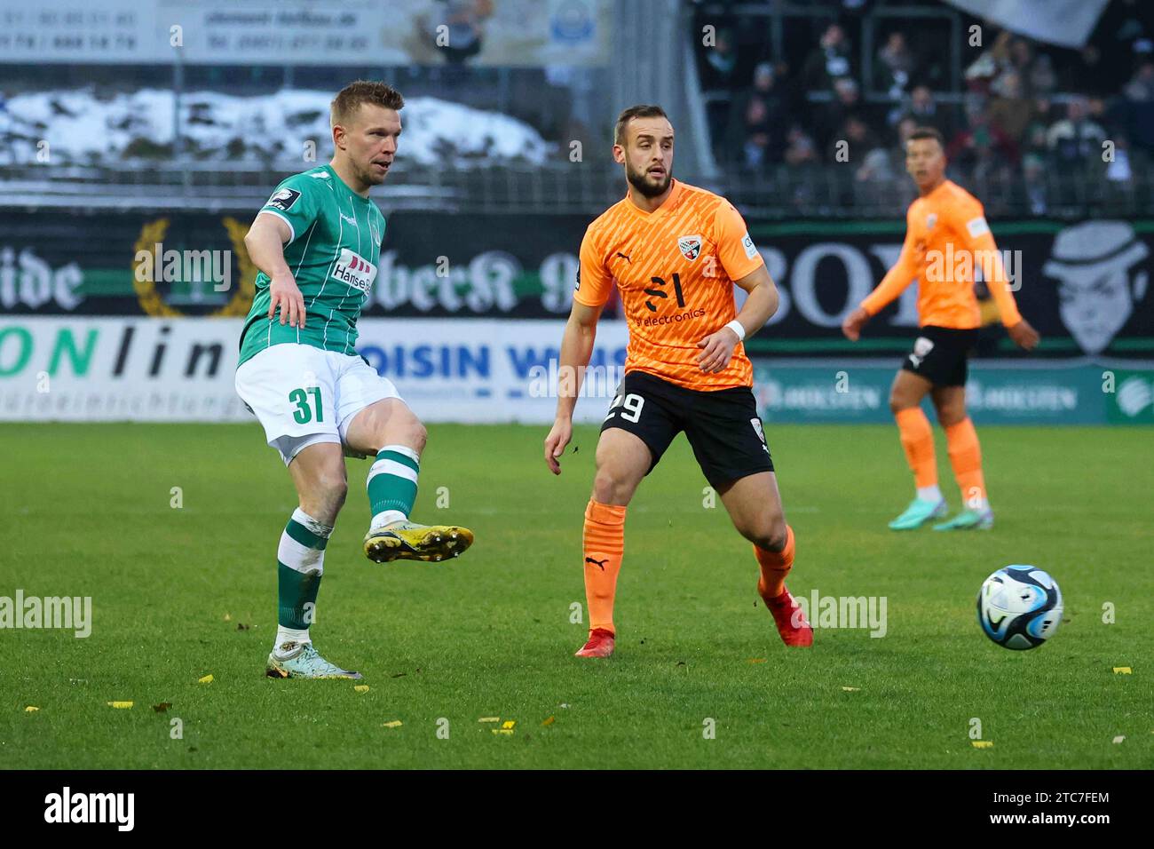 Lübeck, Deutschland 09. Dezember 2023: 3 . Liga - 2023/2024 - VfB ...