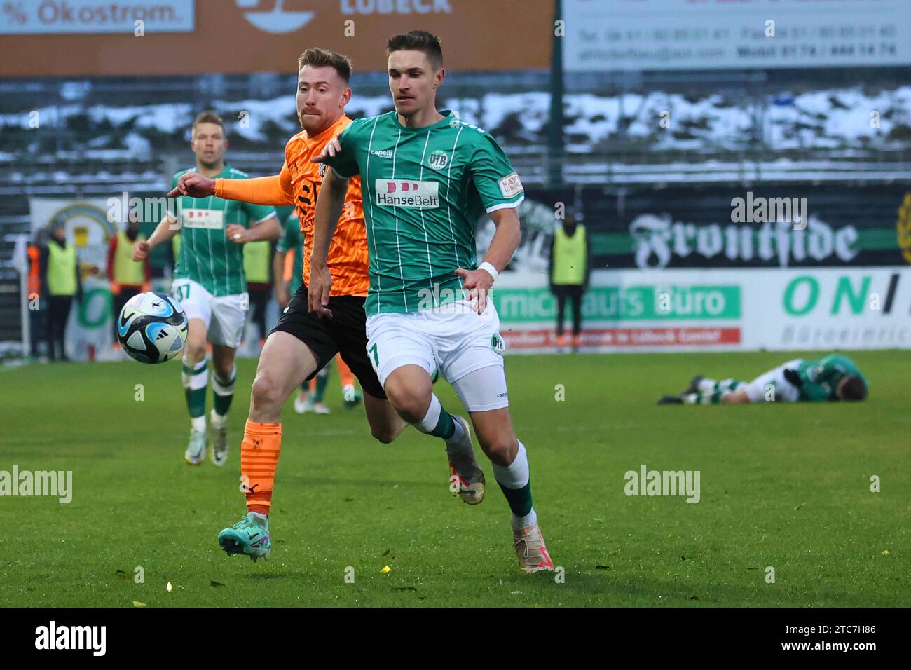 Lübeck, Deutschland 09. Dezember 2023: 3 . Liga - 2023/2024 - VfB ...