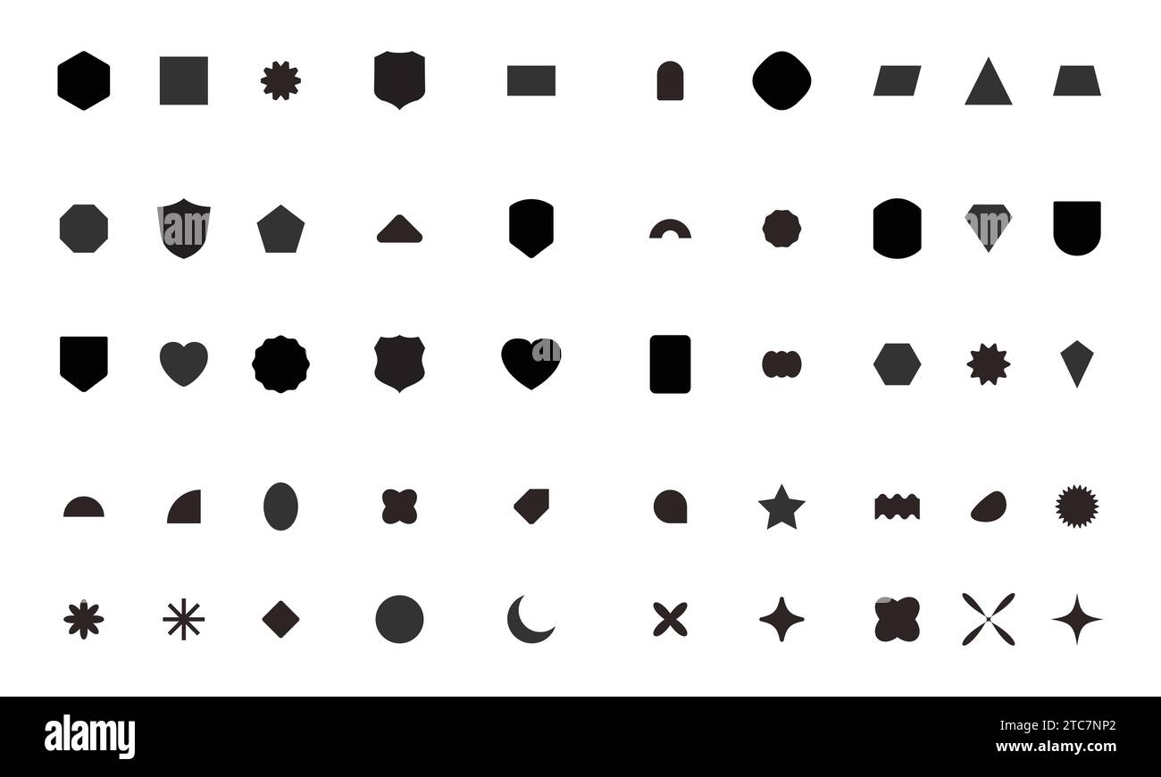 Shape vector vectors Stock-Vektorgrafiken kaufen - Alamy